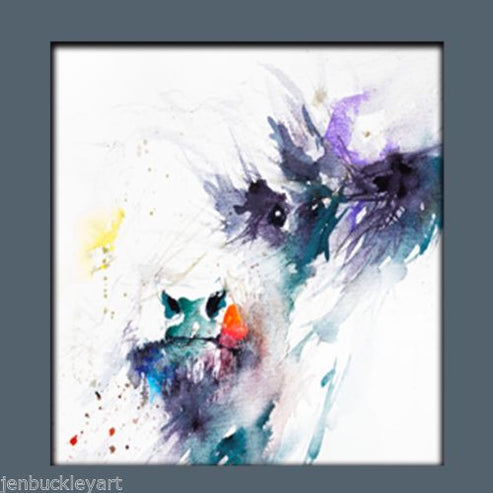 JEN BUCKLEY signed PRINT of my original HIGHLAND COW watercolour – Jen ...
