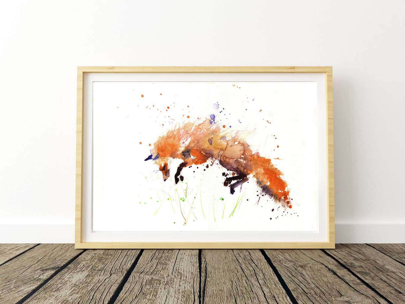 LIMITED EDITON PRINT of my original RED FOX – Jen Buckley Art